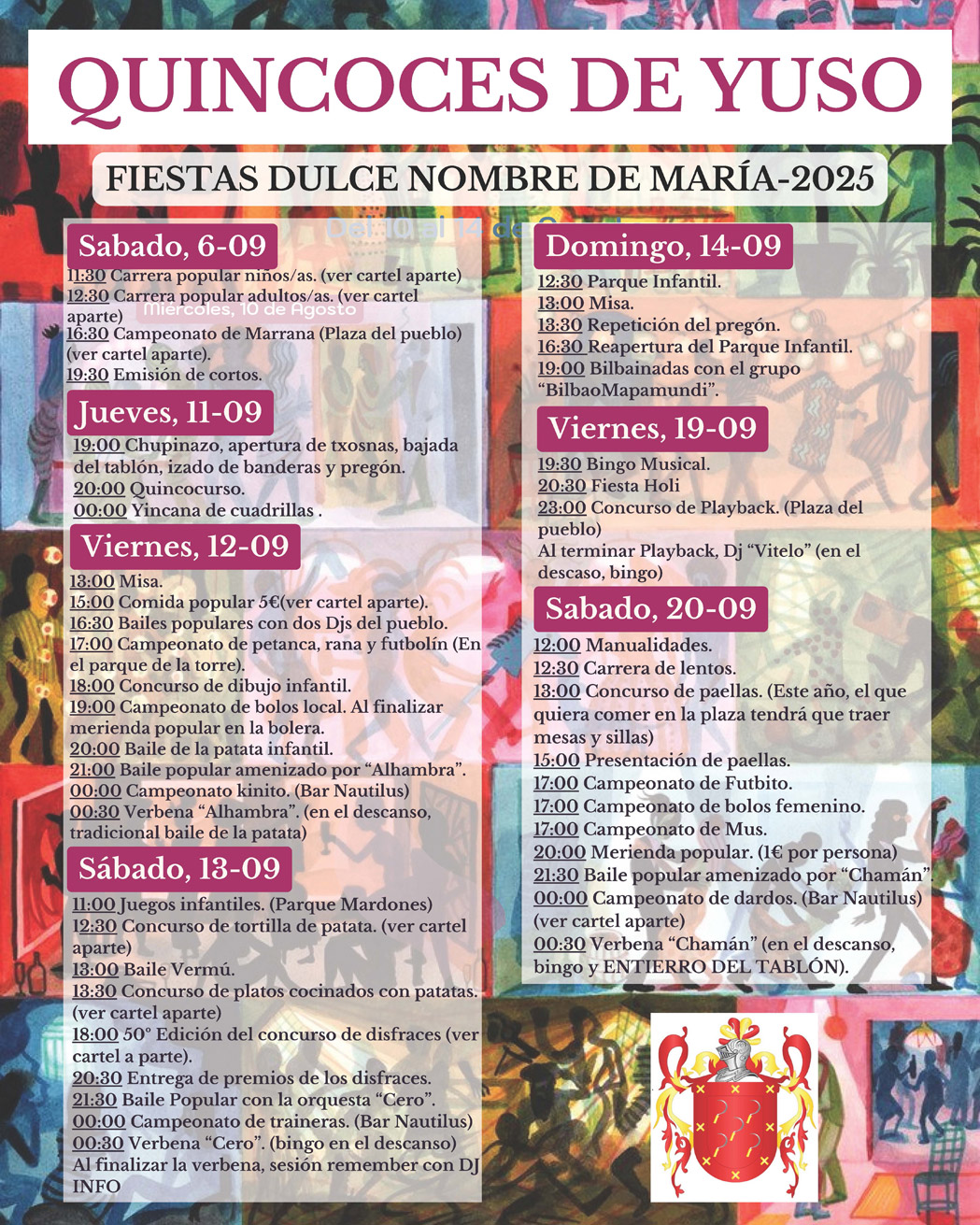 Quincoces de Yuso - Fiestas del Dulce Nombre de María – Cronica de Las ...